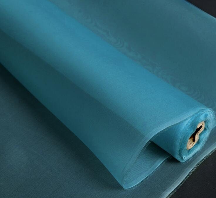 Blue Organza Silk Organza for Bubble Skirt Wedding Dress by | Etsy