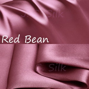 22mm Silk Satin Fabric 100% Silk Charmeuse Satin Fabric Solid - Etsy