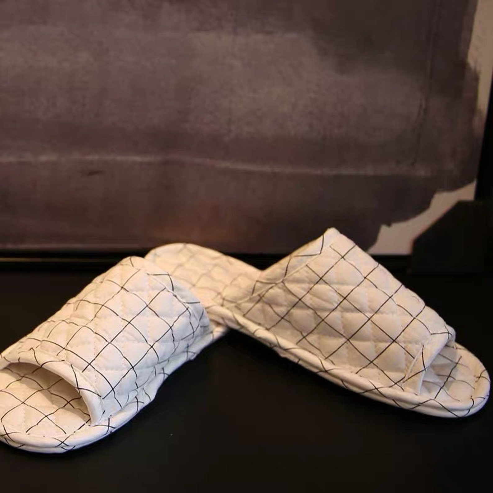 Indoor Cotton Slippers Large Size Soft Cotton Slippers | Etsy