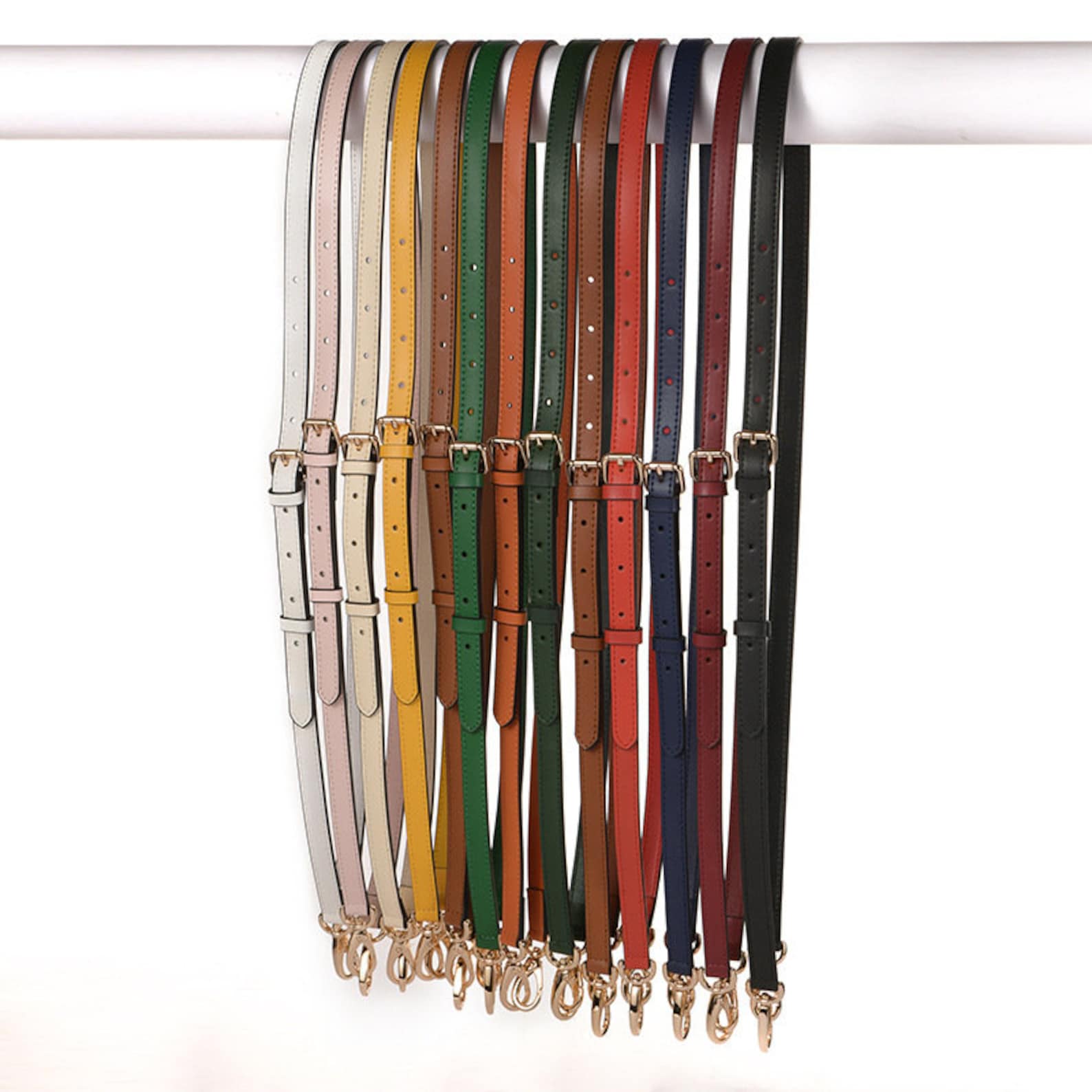 Genuine Cow Leather Bag Straps, Shoulder Straps for Replacement, Bag ...