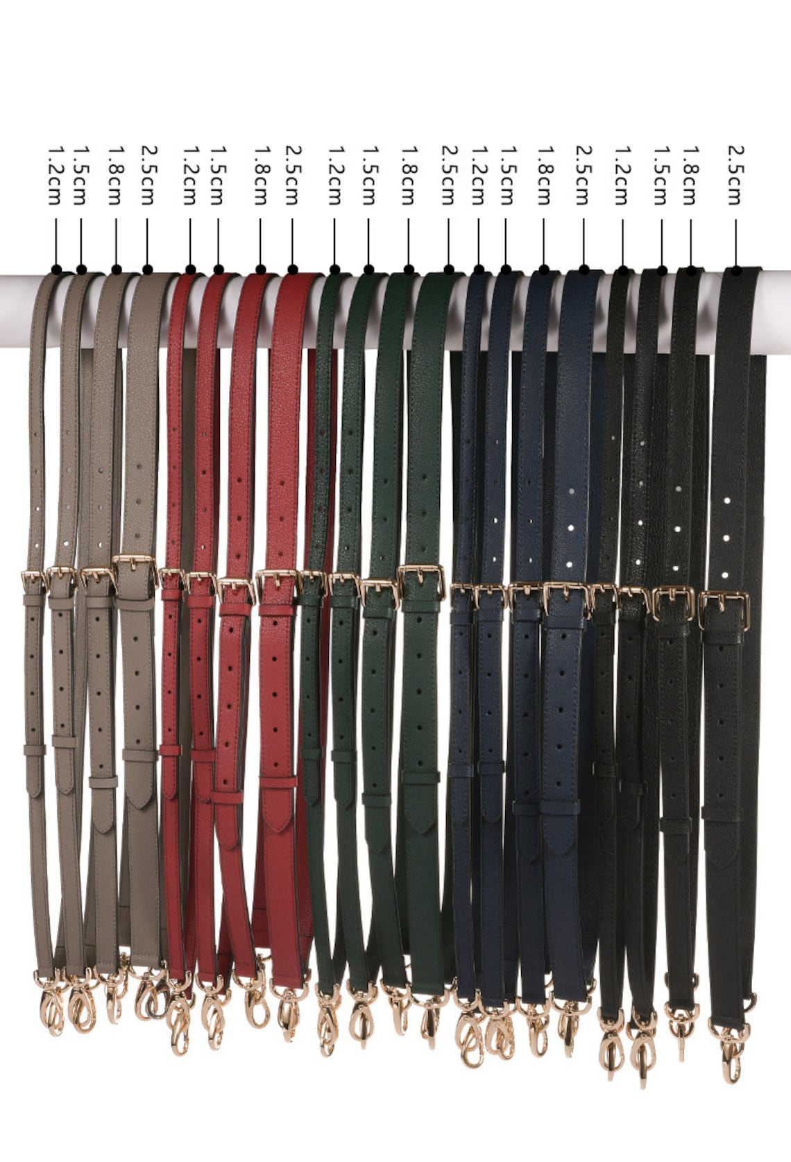 Genuine Cow Leather Bag Straps Shoulder Straps for - Etsy