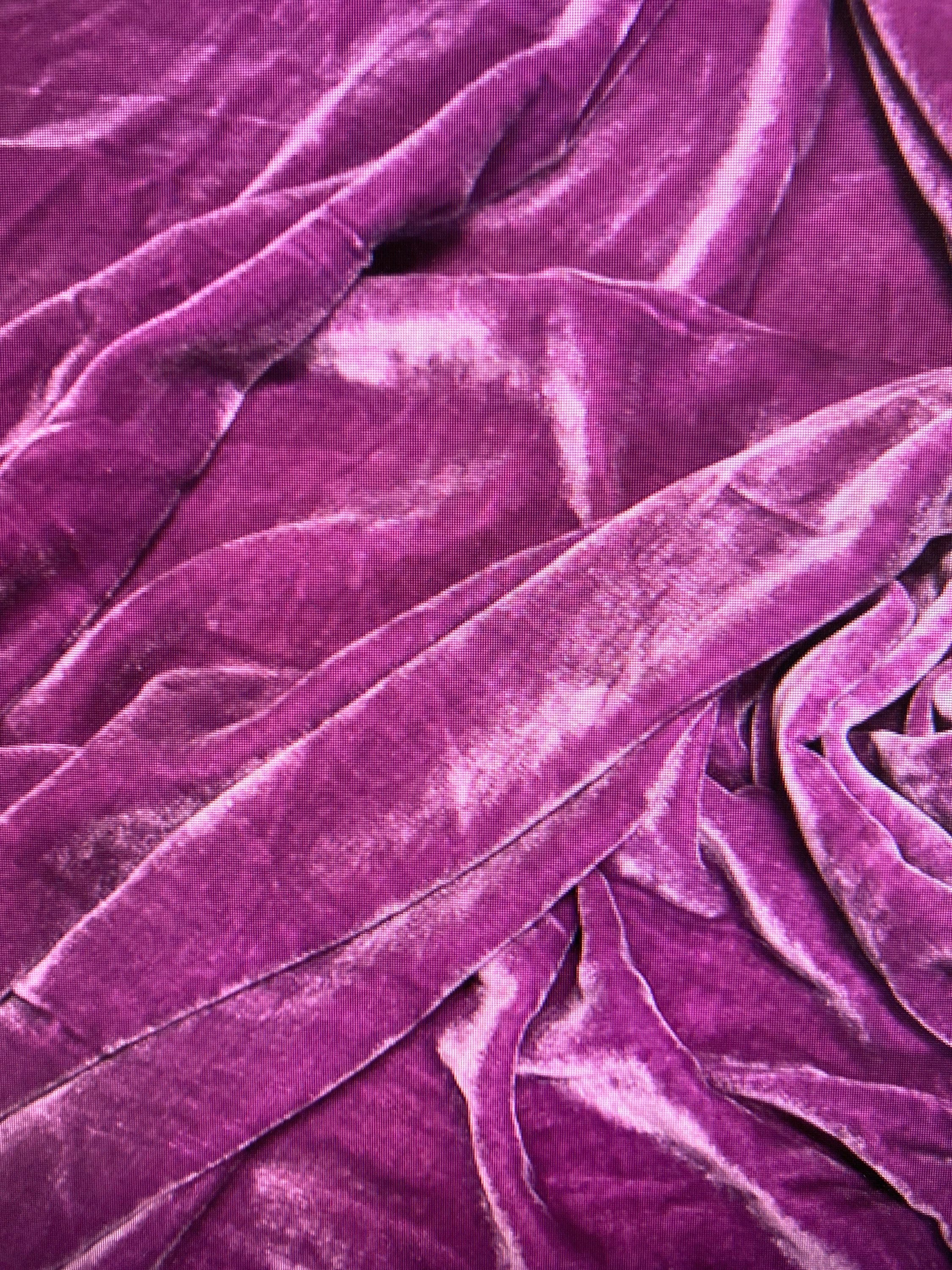 Violet Pure Silk Velvet Fabric Luxury Silk Velvet Fabric for - Etsy