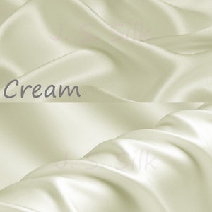 22mm Silk Satin Fabric 100% Silk Charmeuse Satin Fabric Solid - Etsy