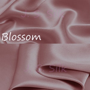 22mm Silk Satin Fabric 100% Silk Charmeuse Satin Fabric Solid - Etsy