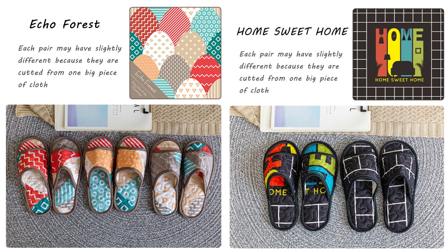 Indoor Cotton Slippers Large Size Soft Cotton Slippers - Etsy