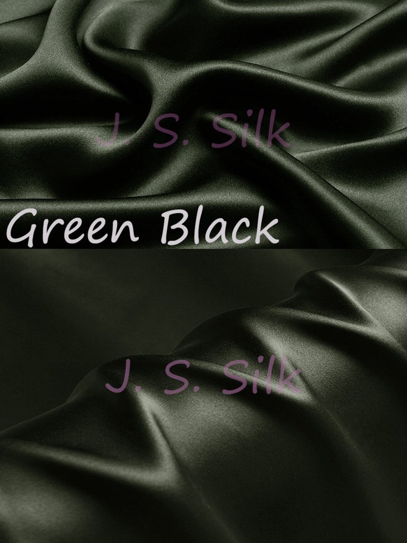 Silk Stretch Charmeuse Satin Fabric 19momme Solid Color for - Etsy