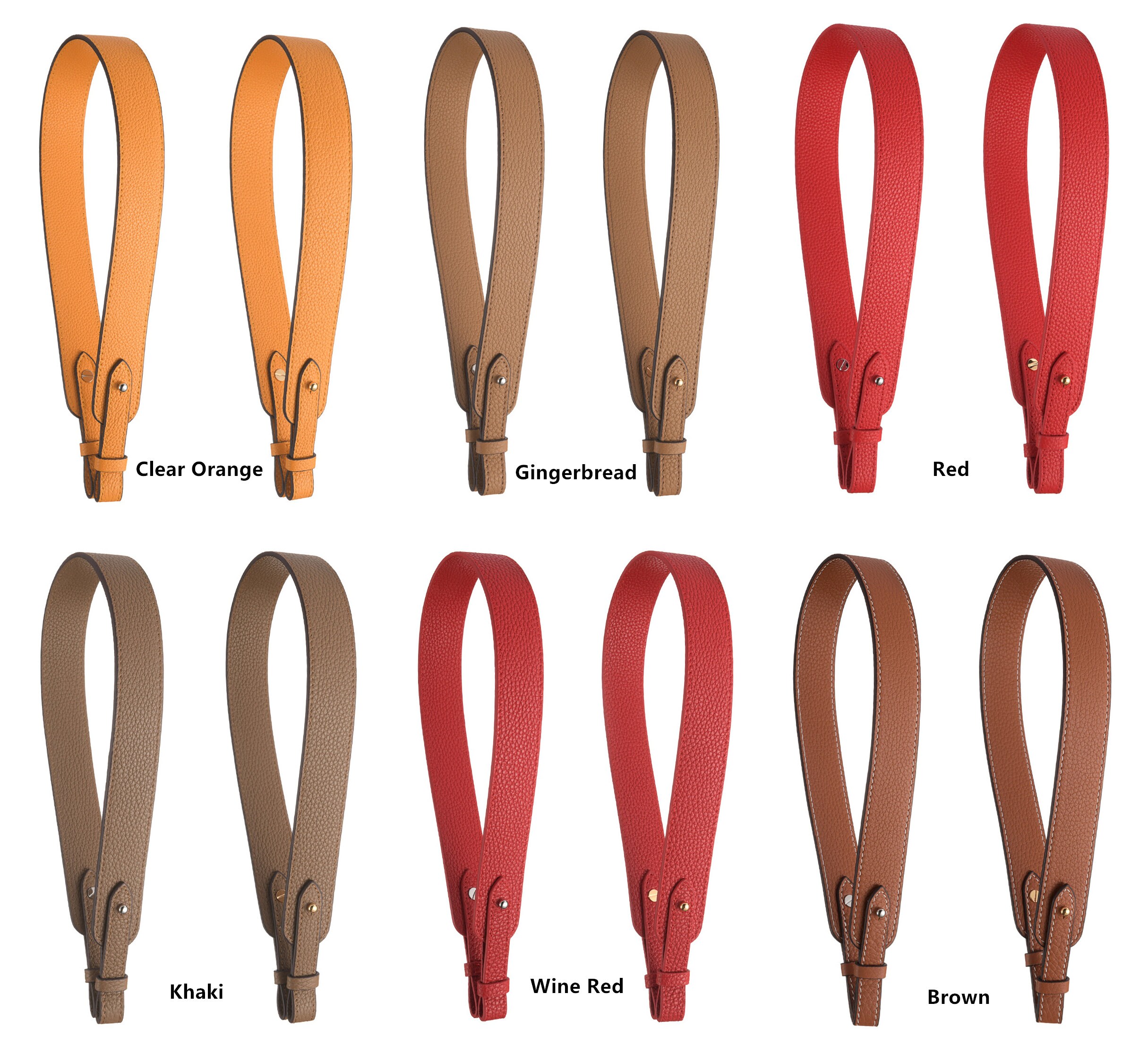 Genuine Cow Skin Bag Straps, Shoulder Straps for Replacement, Bag ...