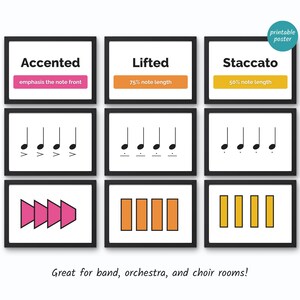 Music Classroom Poster Bundle / Printable Music Theory Posters ...