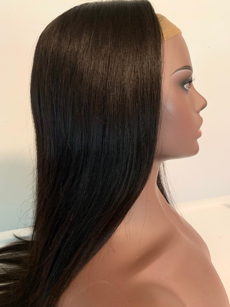 Silk Topper With Wefts, 6x6 Remy Human Hair Topper for Alopecia, Hair ...