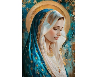 Virgin Mary Picture | Virigin Mary Wall Art | Catholic Art | Christian ...