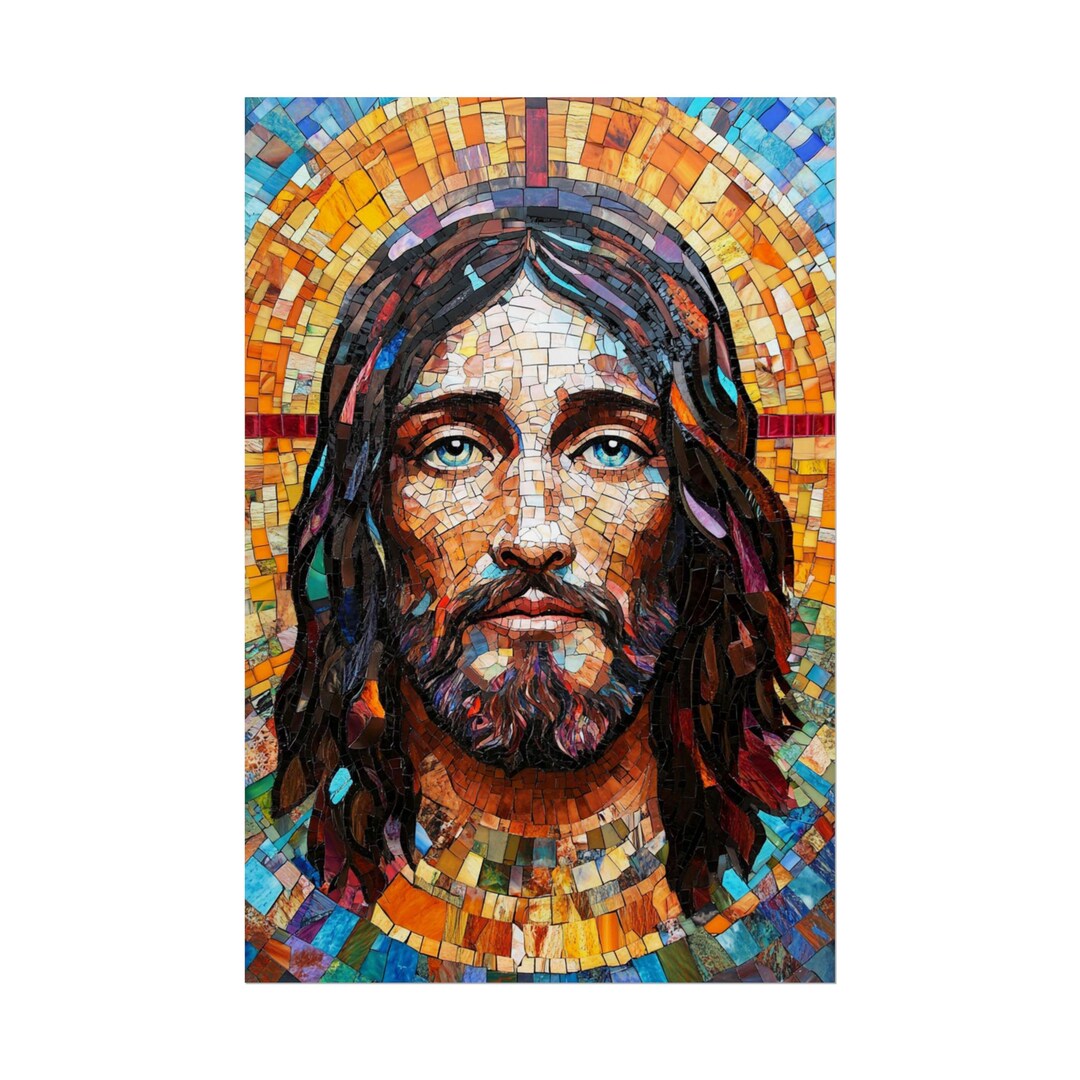 Jesus Christ Art Poster | Catholic Christian Wall Decor - Etsy