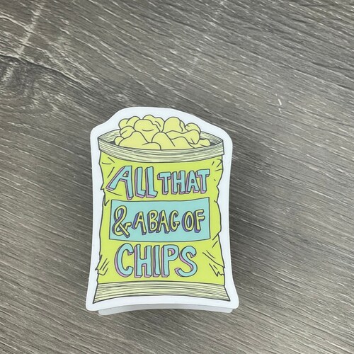 PRINTABLE You're All That and a Bag of CHIPS Thank You | Etsy