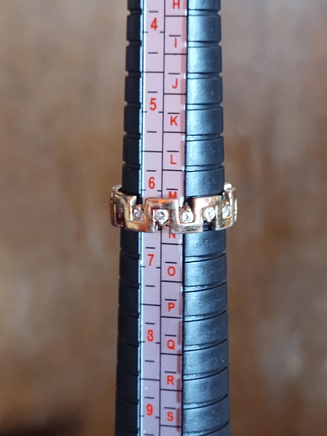 Vintage RSC Gold Tone and CZ Ring - Etsy