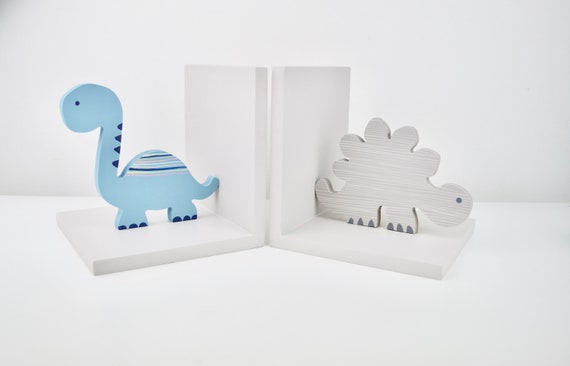 Dinosaur Bookends T-rex Bookends Nursery Bookend Kids | Etsy