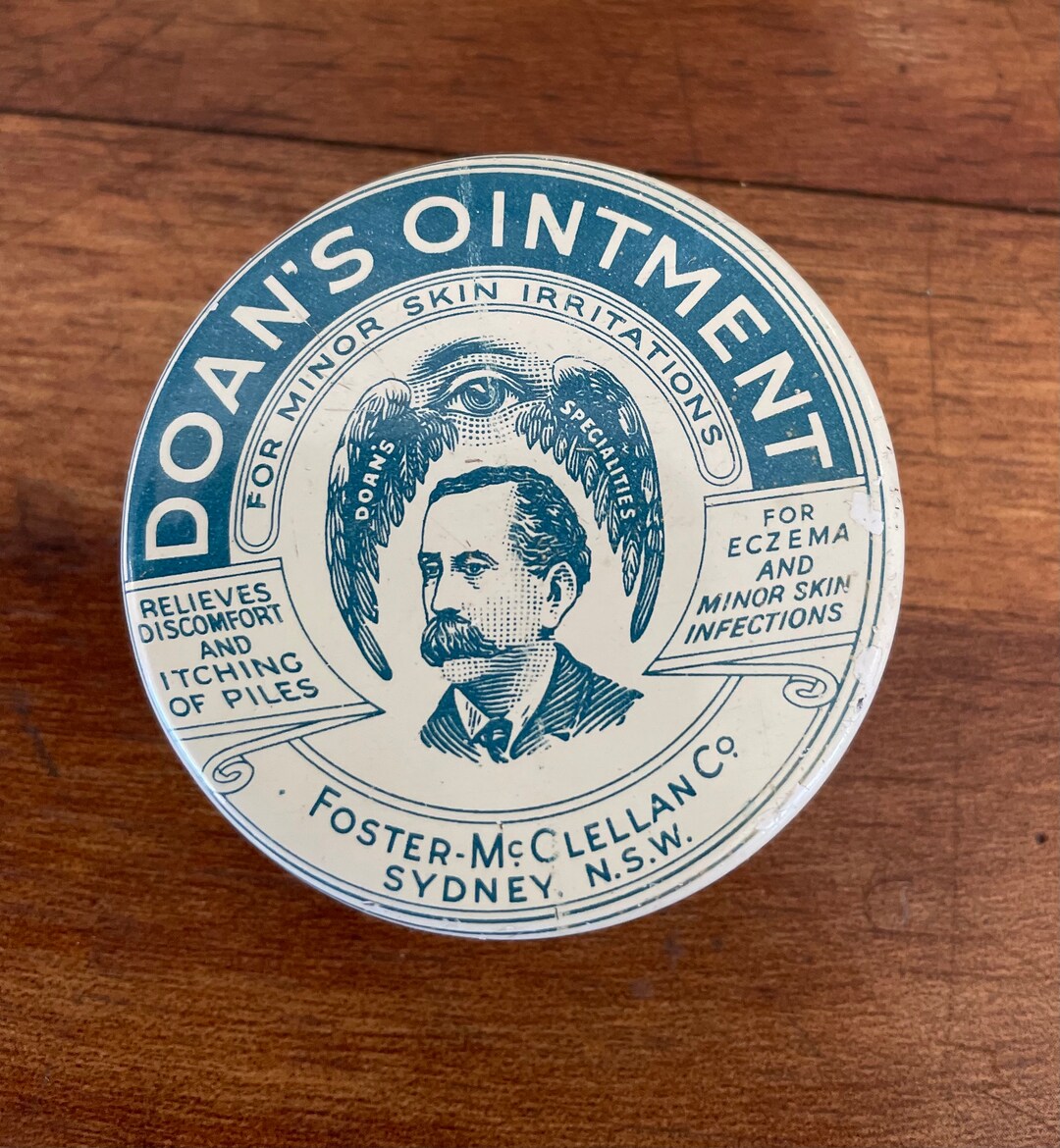 VINTAGE DOANS OINTMENT Tin - Etsy