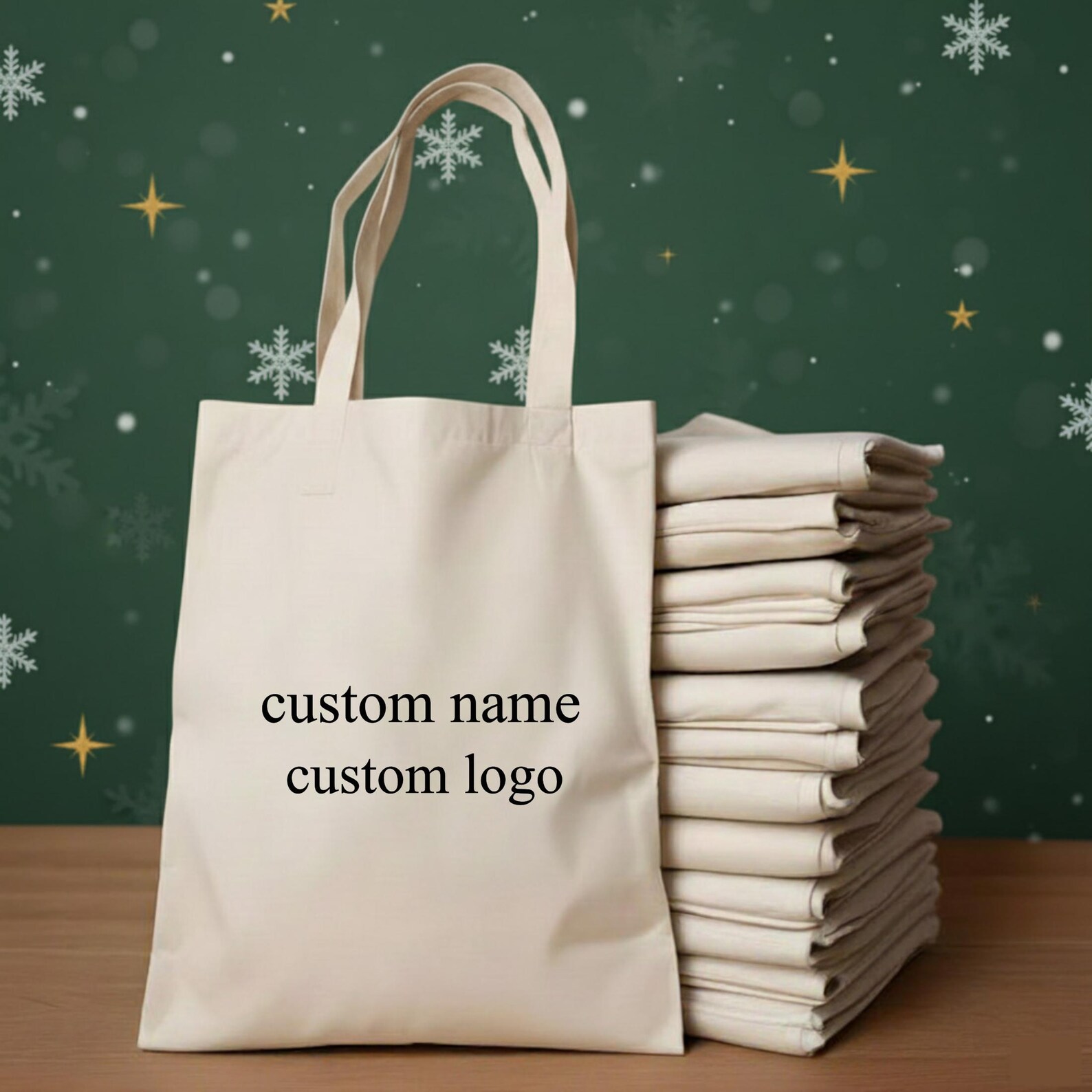 Personalized Logo Tote Bag Bulk, Custom Cotton Canvas Eco Bag for ...