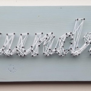 Medium: Custom Name(s) String Art Wooden Sign - Etsy