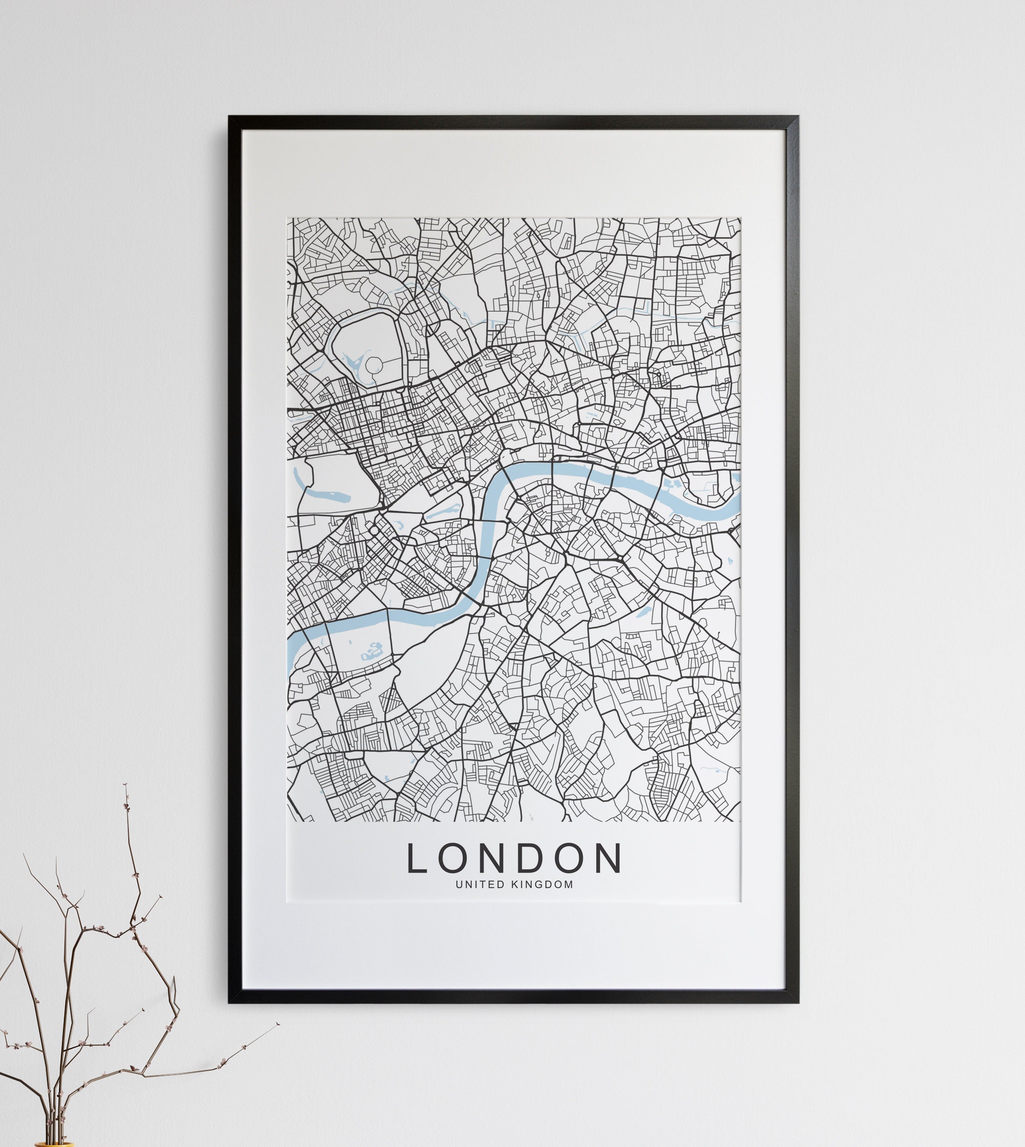 Custom City Poster Custom Map Art Personalized Travel - Etsy