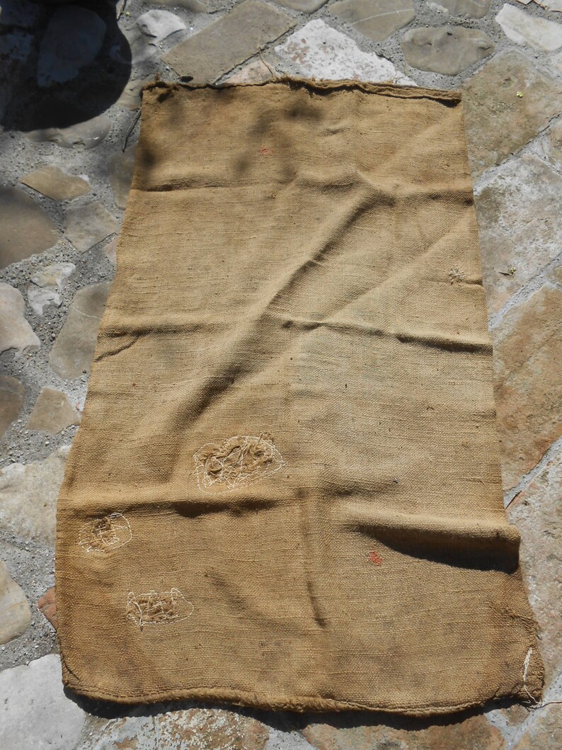 Vintage Jute Sacks Set of 6 Sugar Rice Italian Sacks 1970 - Etsy