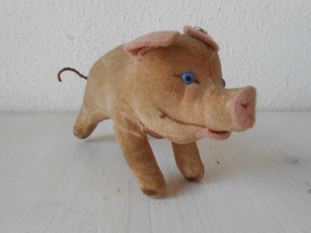 Vintage Steiff Pig 50s Rare Collectable Stuffed Animal - Etsy