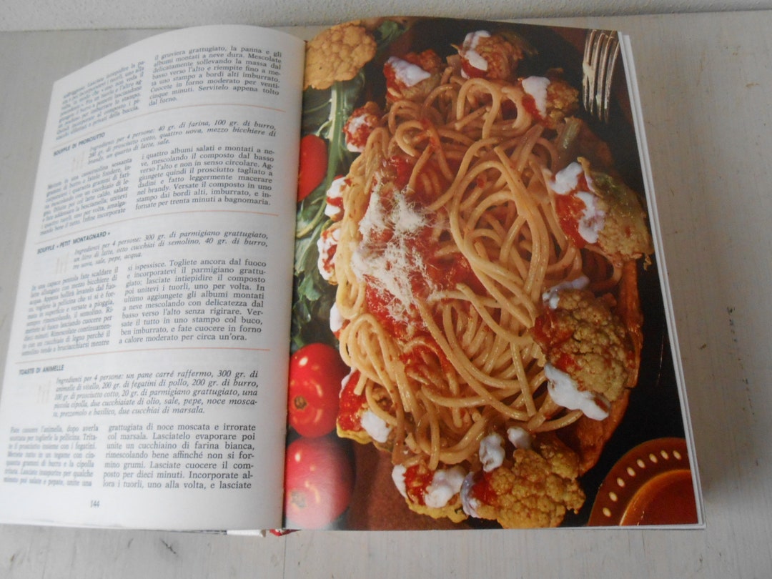 Vintage Book Italian 1986 Cookery Book Italian Recipes - Etsy