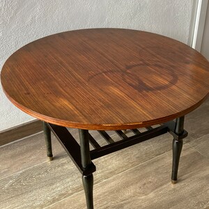 Vintage Coffee Table 50s Round - Etsy