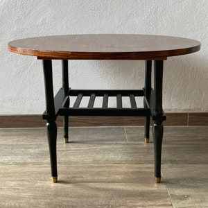 Vintage Coffee Table 50s Round - Etsy