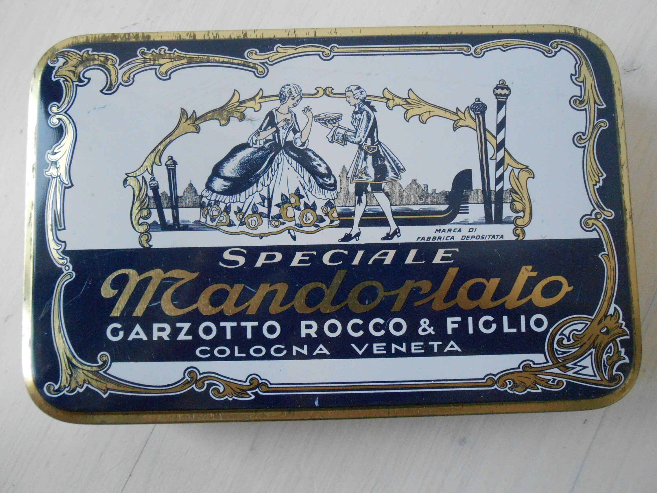 Vintage Tin Box Italian Cakes 90s Mandorlato Balocco - Etsy