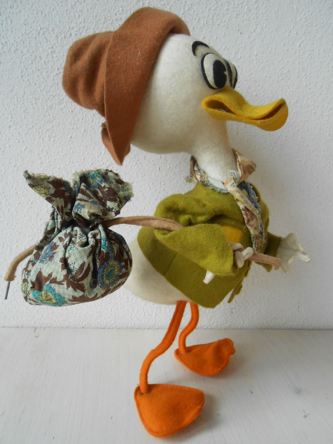 Vintage Donald Duck Felt Stuffed Toy 60s - Etsy