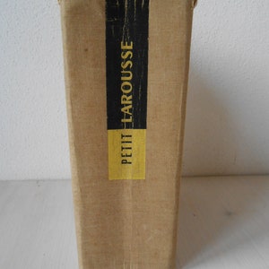 Vintage Book Petit Larousse French Encyclopedic Dictionary 1966 - Etsy