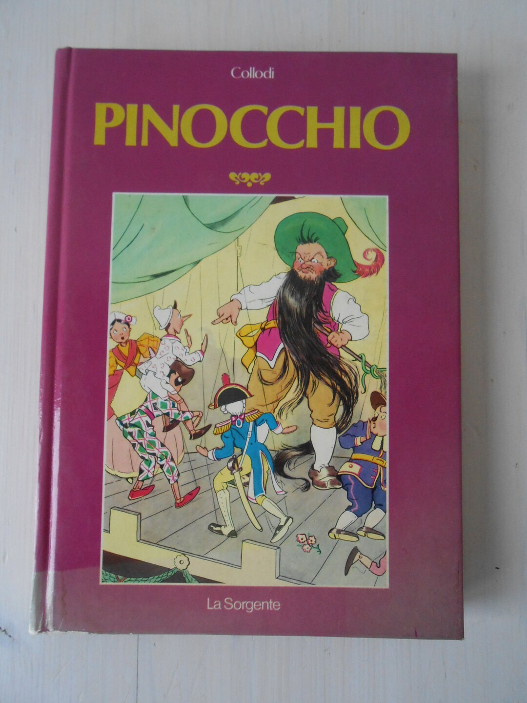 Vintage Book Pinocchio 1980 Italian Book Tale - Etsy