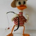 Vintage Donald Duck Felt Stuffed Toy 60s Fisher - Etsy