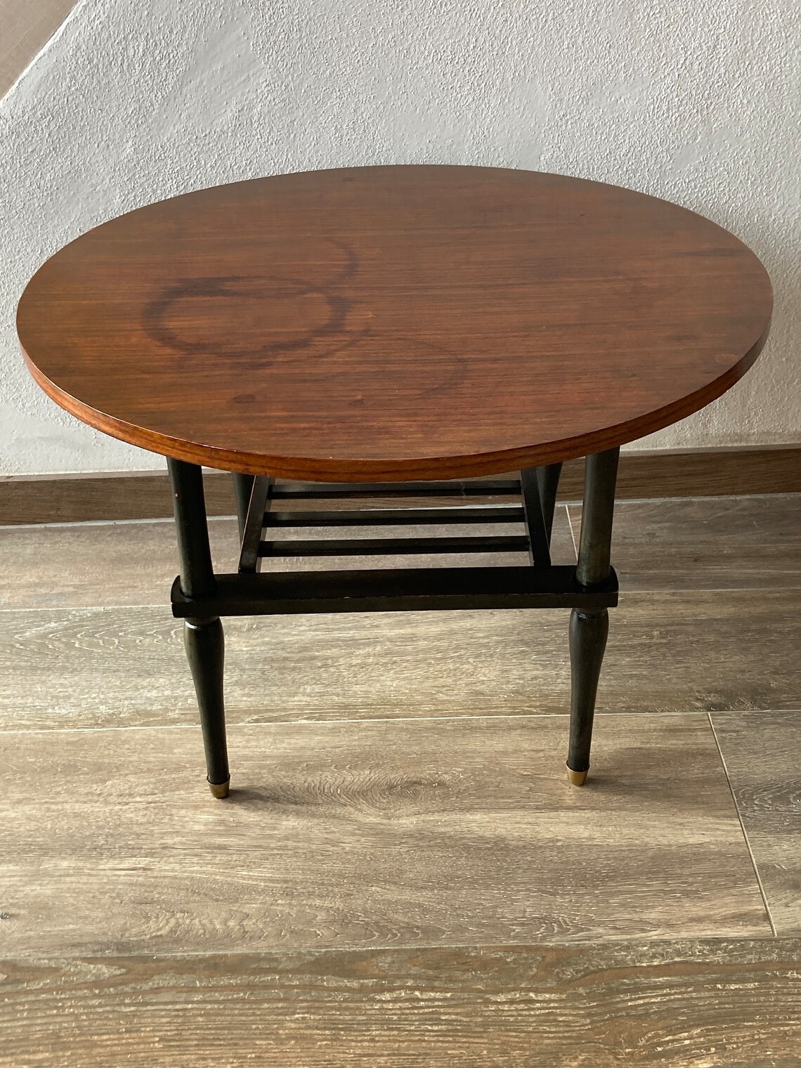 Vintage Coffee Table 50s Round - Etsy