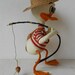Vintage Donald Duck Felt Stuffed Toy 60s Fisher - Etsy