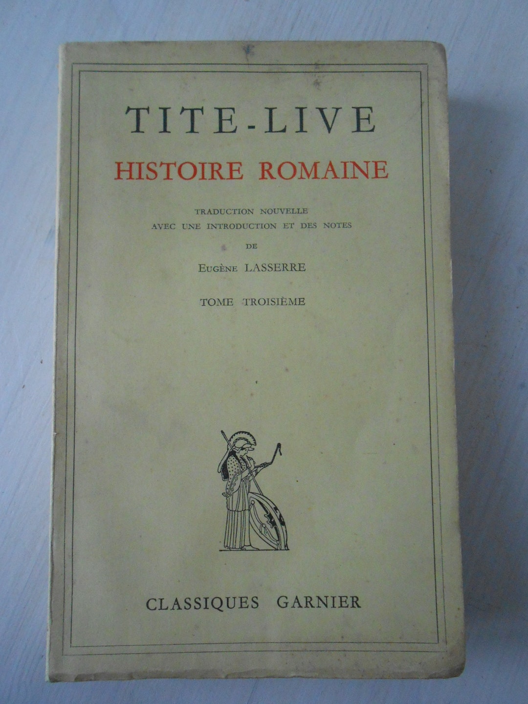 Vintage Book Tite - Live Roman History French Book 1947 - Etsy