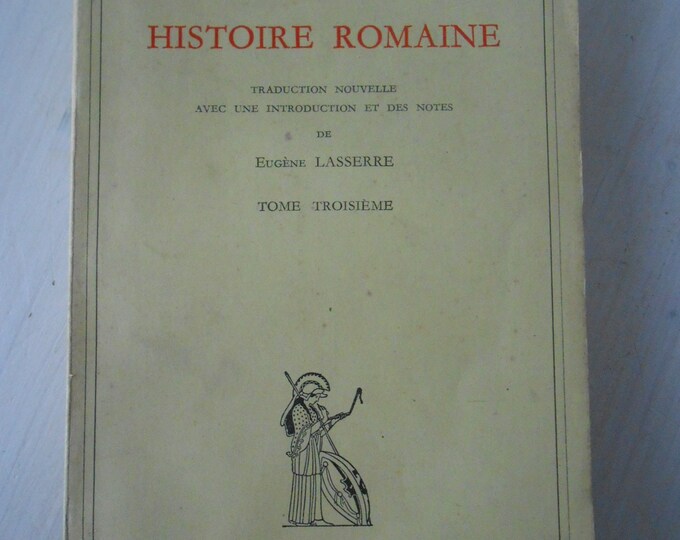Vintage Book Tite - Live Roman History French Book 1947 - Etsy