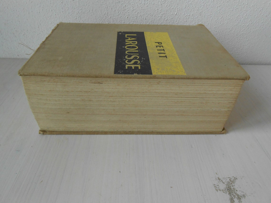 Vintage Book Petit Larousse French Encyclopedic Dictionary - Etsy