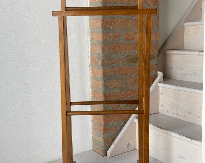 Vintage Valet Stand Made in Italy 50s Beech Wood - Etsy