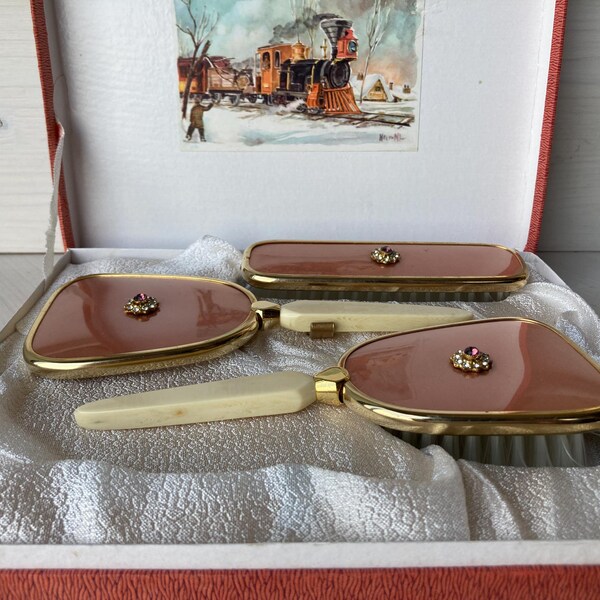 Vintage Vanity Set - Etsy