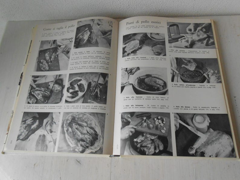 Vintage Book Italian Cookery Book 70s Recipes - Etsy