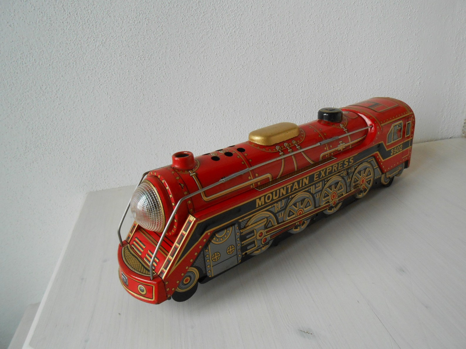Vintage Tin Toy Train Mountain Express 3502 1950's Made in Japan - Etsy