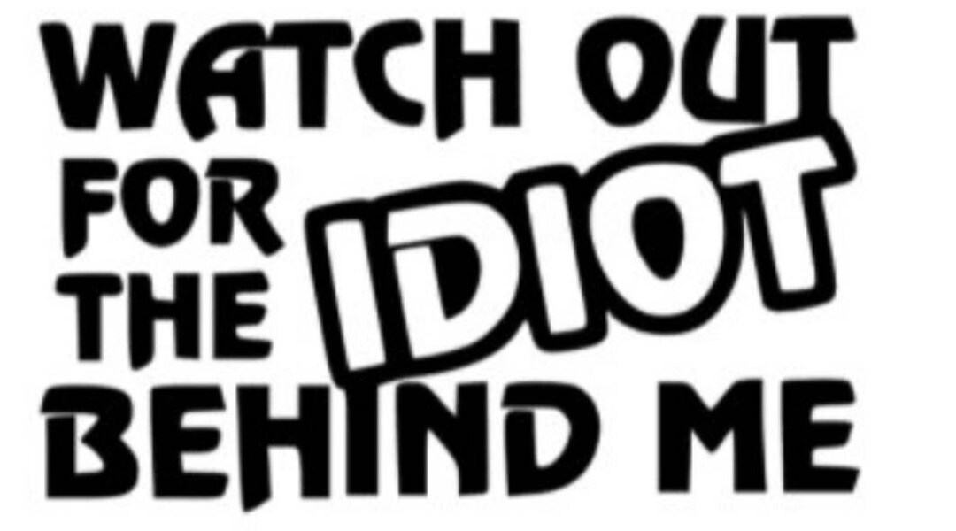 Funny Watch Out Vinyl Car Decal - Etsy