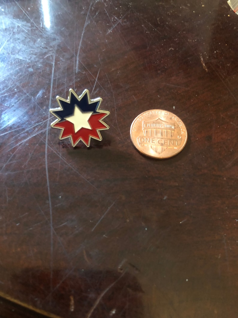 Juneteenth Star Flag Lapel Pin Black Americana - Etsy