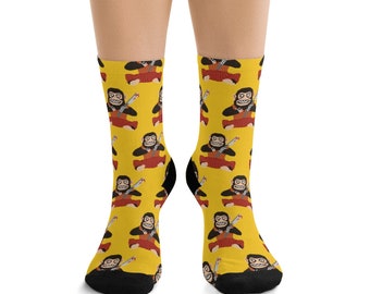 Graboid Tremors Horror Movie Pixel Art DTG Socks | Etsy