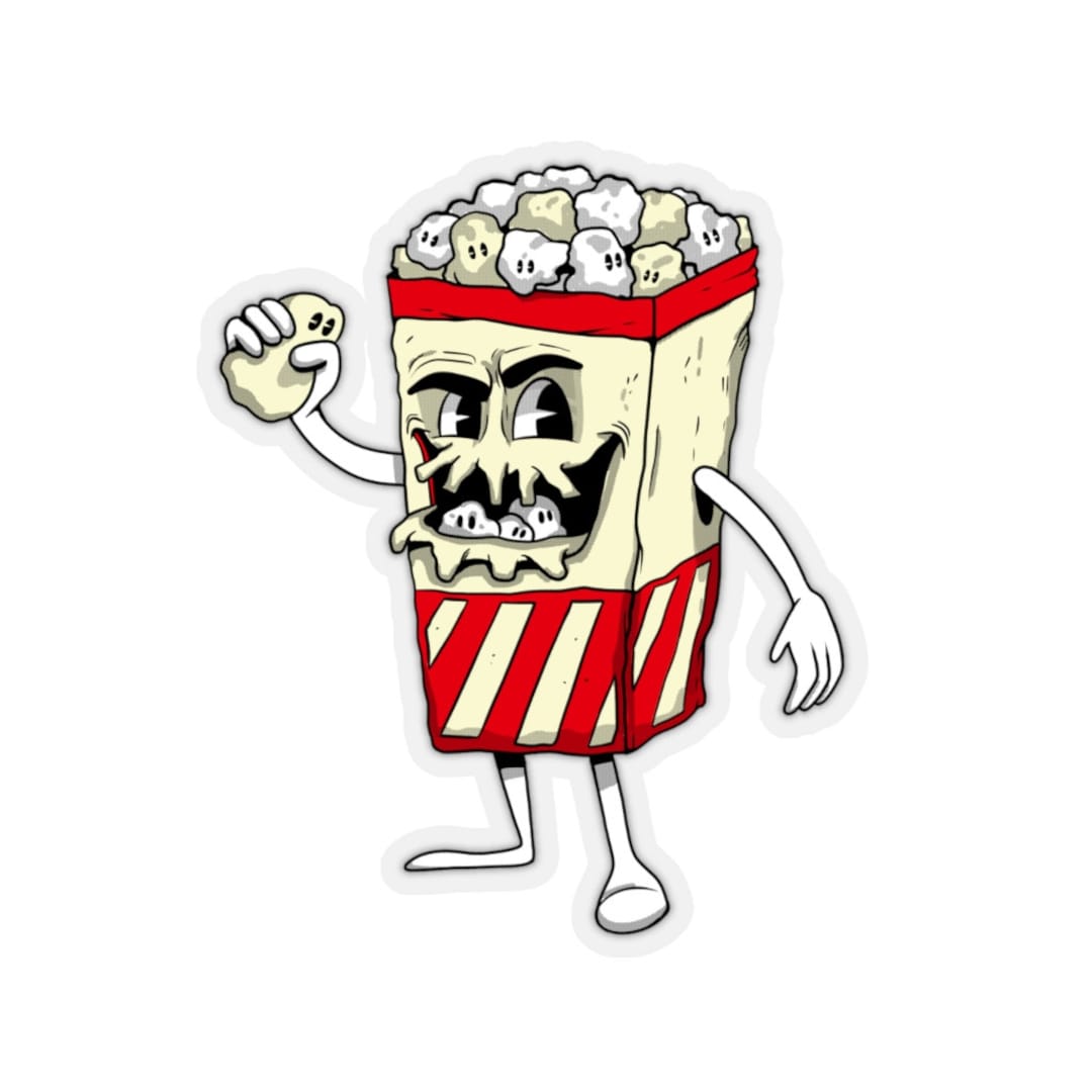 Popcorn - Movies - Monster - Horror Art - Evil Food - Scary Creature ...