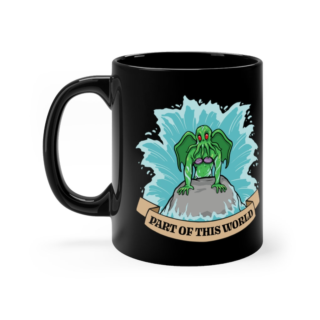 Cthulhu - Cryptids - Monsters - Mug Designed & Sold By Gaurav Bisht