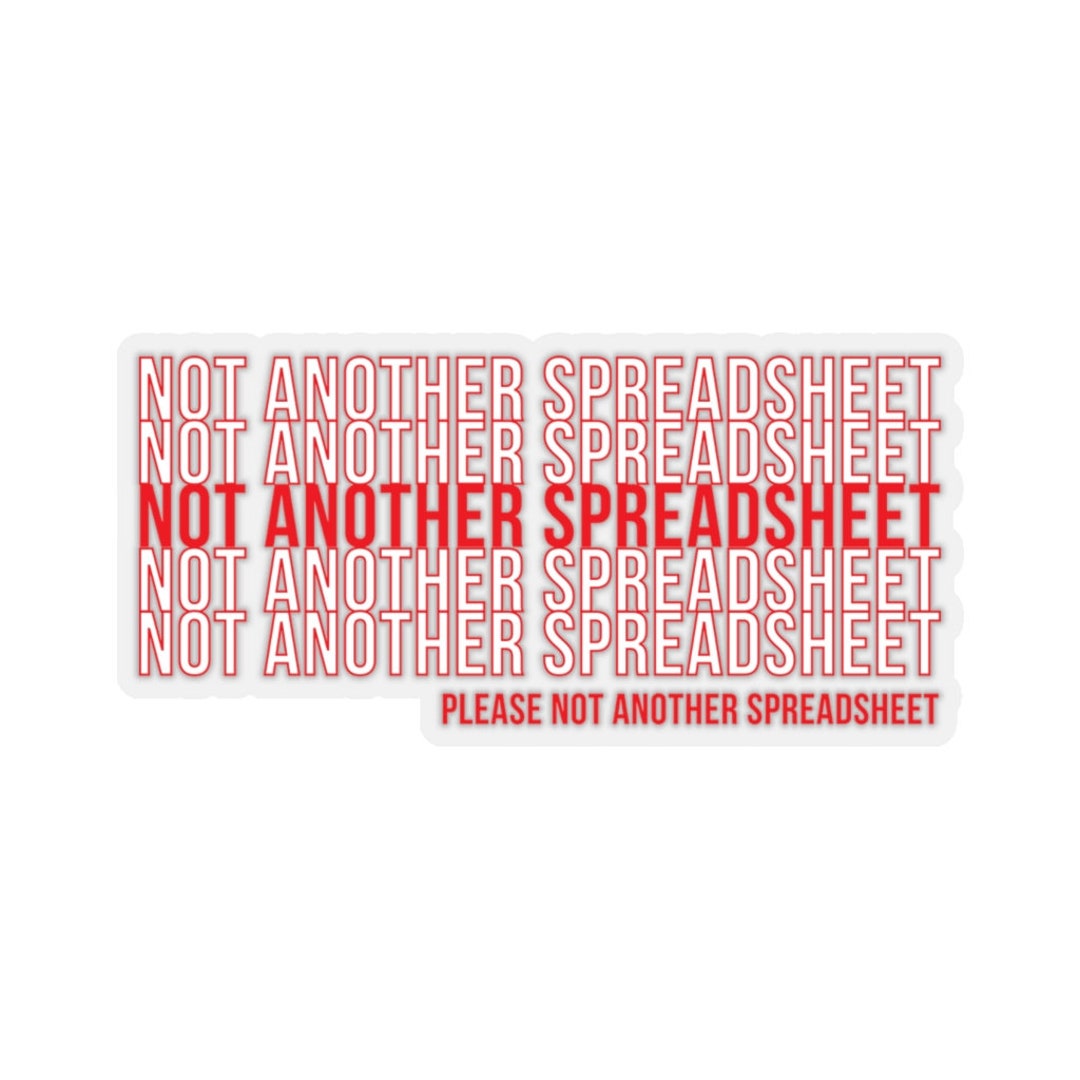 Spreadsheet - Office Humor - Workplace Jokes - Funny Gift Ideas - Kiss ...