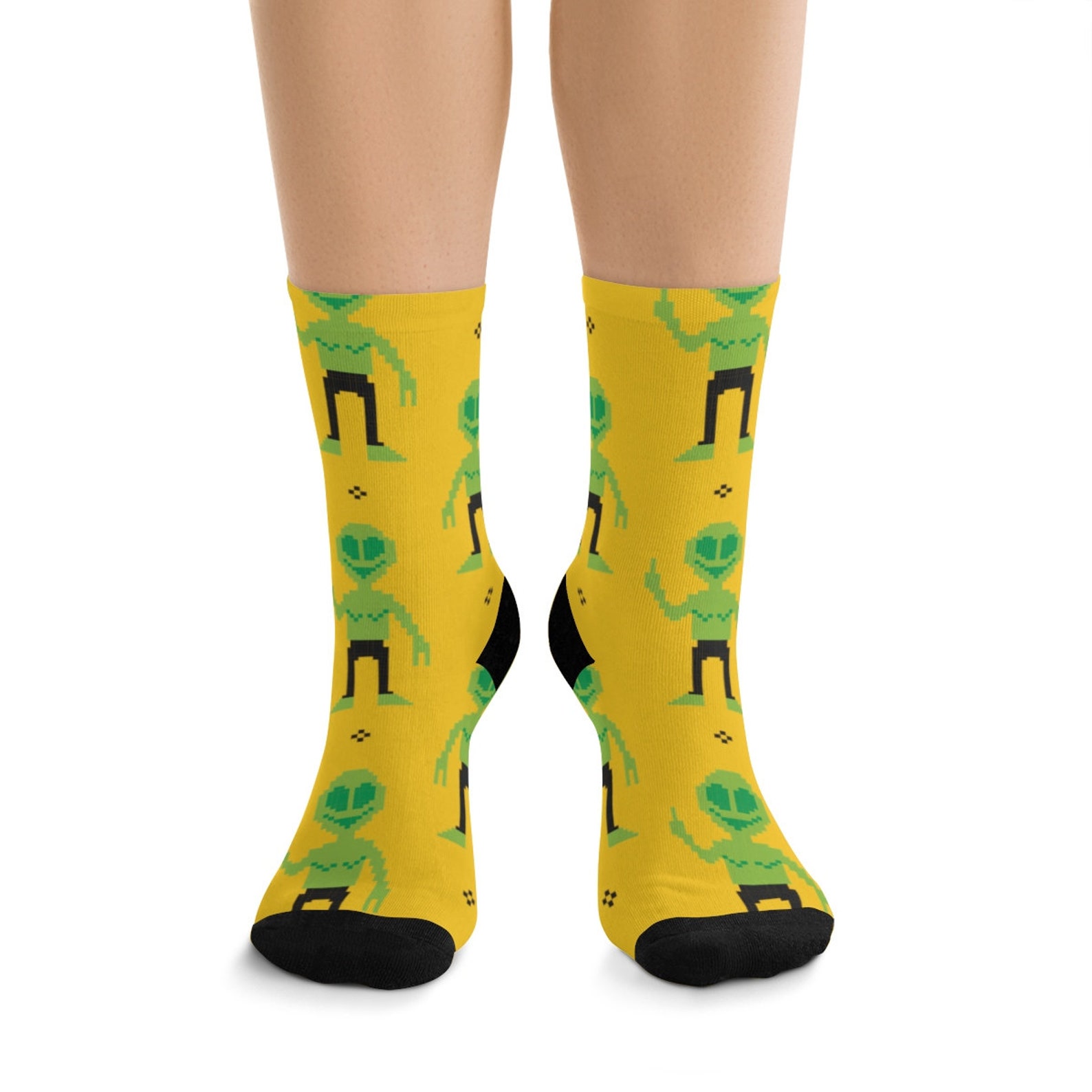 Alien Apocalypse Funny Screw Earth DTG Socks - Etsy