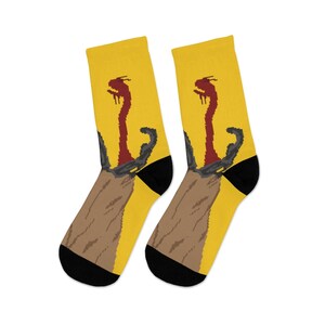 Graboid Tremors Horror Movie Pixel Art DTG Socks - Funny Monster ...
