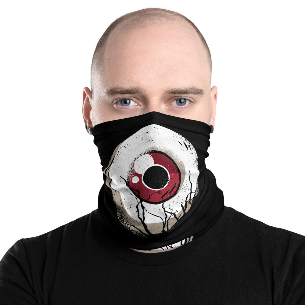 Japanese Yokai Face Mask,neck Gaiter,,witch Wiccan Mask,pagan Face Mask ...